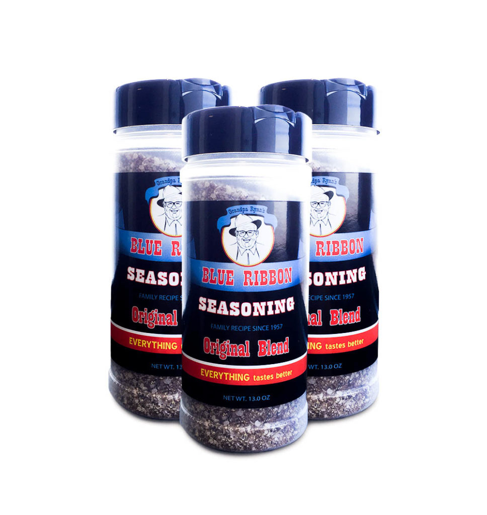 Blue Ribbon Seasoning Three Pack (3 Shakers) - Blue Ribbon Chef